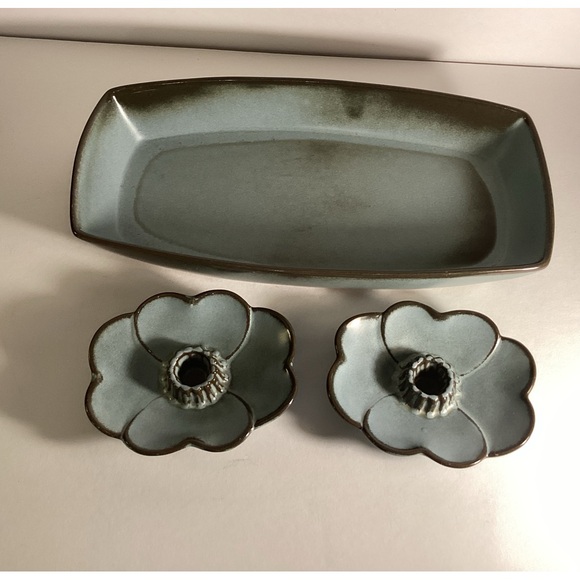 Frankoma Pottery | Accents | Vintage 3pc Set Of Frankoma Pottery ...